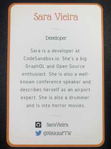 Sara Vieira | Heroines of Javascript